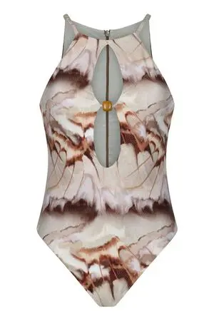 NELBLU Bosque One Piece Print Cafe