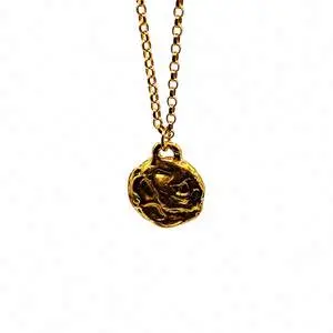 MOCA JEWELLERY Moon Pendant Vermeil - Gold