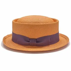 ANTHONY PETO Pork Pie Panama Hat
