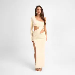 MALOA Anastasia Maxi Dress - White
