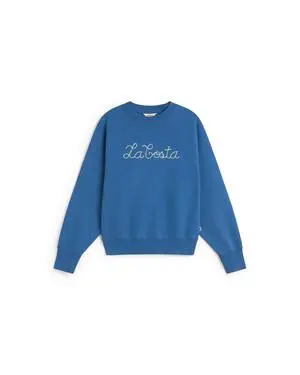 THINKING MU Hand-embroidered Cotton Sweatshirt