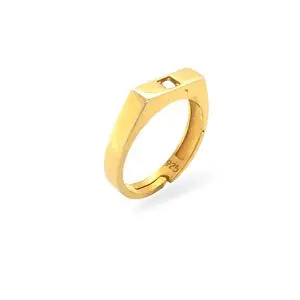 LINYA JEWELLERY Adjustable Signet Ring - Gold
