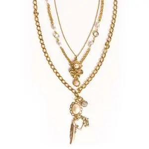 CARAMEL VINTAGE JEWELLERY Prudence 3 Necklace Set