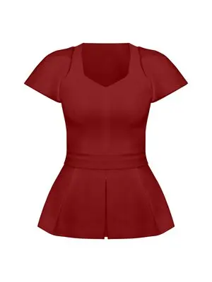 Tia Dorraine Flared Blouses