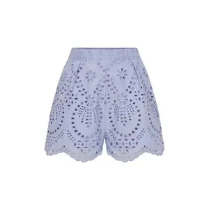 THISISU COLLECTION High-waisted Broderie Anglaise Shorts