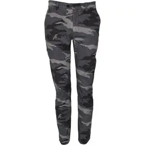LORDS OF HARLECH Camouflage Printed Stretch Cotton Chinos