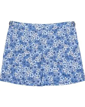 LORDS OF HARLECH Neptune Floral Swim Shorts - Blue