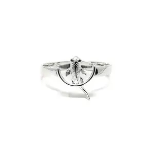 NASI SILVER Neshama Fish Ring - Silver