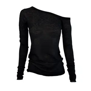Vænn Remsen One Shoulder Knit - Black