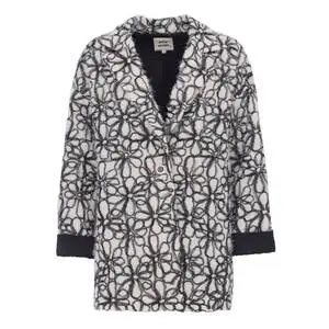 JULIA ALLERT Abstract Textured Jacket With Satin Lining