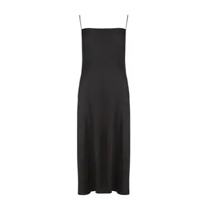 ROSES ARE RED The Midi Slipdress - Black