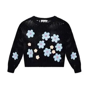 SOUR FIGS Daisy Detail Knit Jumper