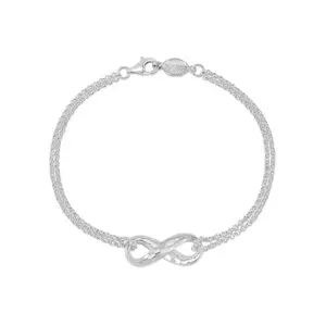 DOWER & HALL Entwined Infinity Bracelet - Silver