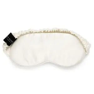 SILK WORKS Ivory Eye Mask - White