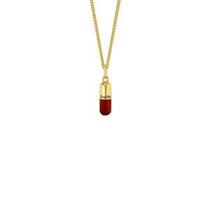 TRUE ROCKS Mini Pill Pendant - Red