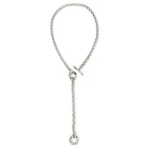 BIKO Axel Convertible Lariat Necklace - Silver