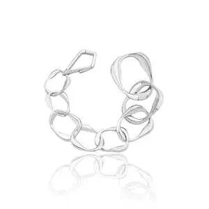 Mishka Aura Chain Bracelet Medium - Silver