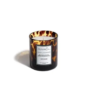 OLIVIA LE Sage Lavender Tortoise Candle Small - Brown