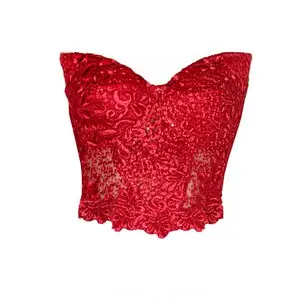ANGELIKA JOZEFCZYK Orchidea Lace Corset Top