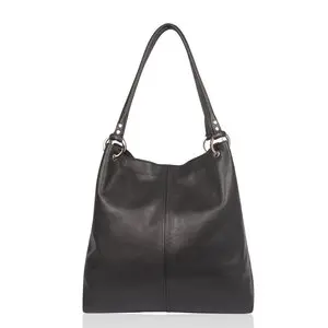 OWEN BARRY Leather Shoulder Bag - Black