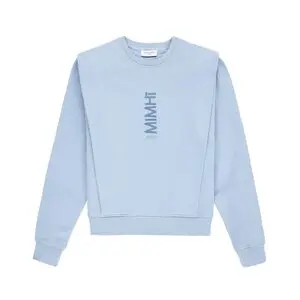 MIMHÍ MAISON Shoulder Pad Cotton Sweatshirt