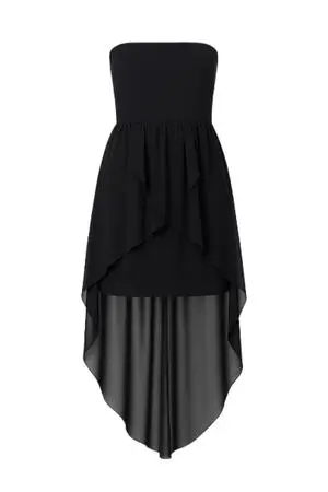 CONQUISTA Strapless High-low Dress