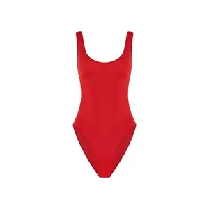 CHAUDE SWIMWEAR Pam Tank One Piece - Red