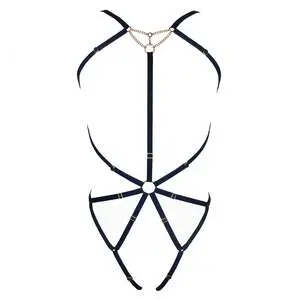 MONIQUE MORIN LINGERIE Frisson Body Harness - Black