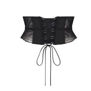 LUNATIC FEMME Convertible Waist Cincher - Black