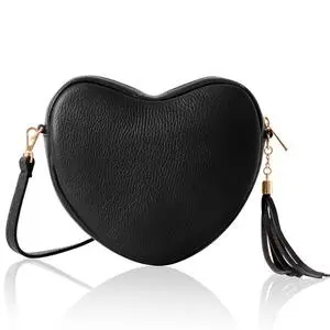 BETSY & FLOSS Venice Heart Bag Black