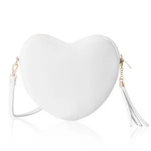 BETSY & FLOSS Venice Heart Bag - White