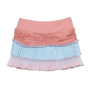 PALOMA LIRA Mini Skirt With Pleated And Draped Detail