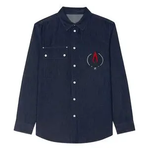 BORN IN EXILE Denim Shirt Raw Denim "mumtaz