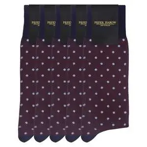 PEPER HAROW - MADE IN ENGLAND Peper Harow Pin Polka Socks Bundle - Red
