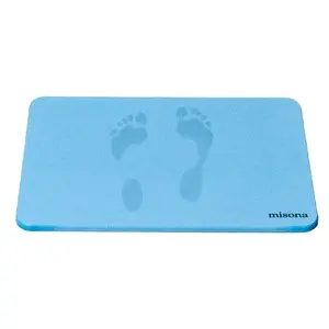 Misona Diatomite Stone Bath Mat - Blue