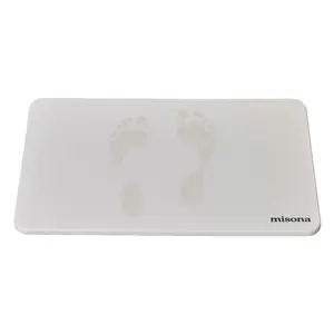 Misona Diatomite Stone Bath Mat 39 X 60cm - White