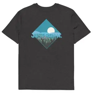 ANCHOR & CREW Heather Black Just Roam. Seeker Organic Cotton T-shirt - Men Black