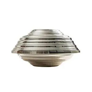 ANATOLIACRAFT Plated Copper Bowl Set - Silver