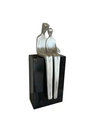 YENNY COCQ LLC Fine Couple Sculpture - Silver