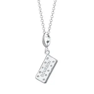 LILY CHARMED Sterling Bourbon Biscuit Charm Necklace