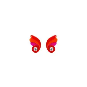 GISSA BICALHO Butterfly Acrylic Earrings - Red