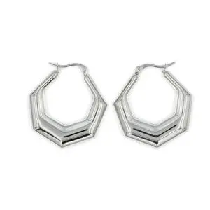 SUPERDIVAJEWELLERY Hoop Earrings - Silver
