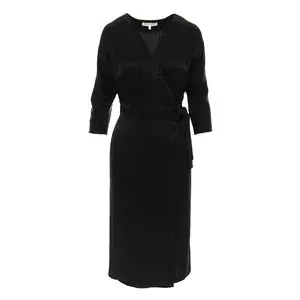 NORIA ANIS Vesper Wrapped Midi Dress