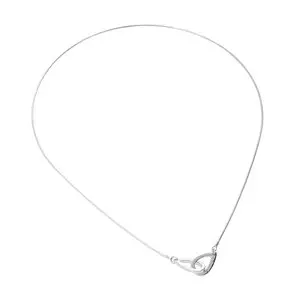 LUCY QUARTERMAINE Solid Sterling Linked Petal Pendant - Silver