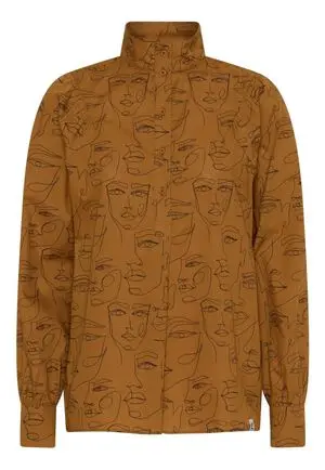 GROBUND Sonja Printed Organic Cotton Shirt