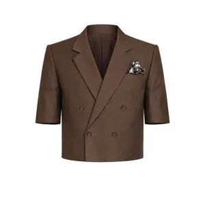 MAUI X LOLITA André Espresso Cropped Blazer