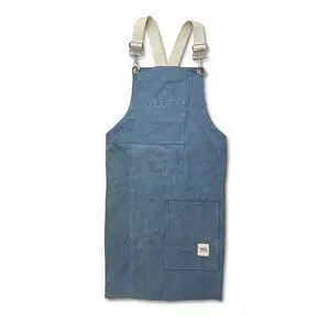PARK + COOP Upcycled Denim Adult Apron - Blue