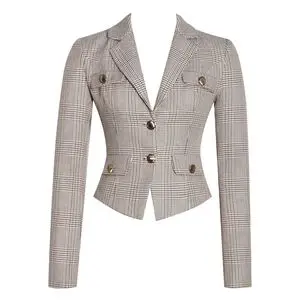 Miss Circle New York Button Detailed Blazers For Women