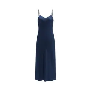 Not Just Pajama Timeless Collection Silk Slip Dress - Black