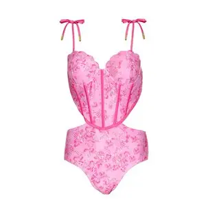 JESSIE ZHAO NEW YORK Bloom One-piece Swimsuit - Pink
